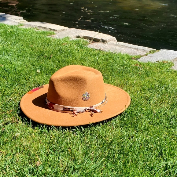 Folashade Zaki | Accessories | Folashade Zaki Branded Fedora Soft Felt ...